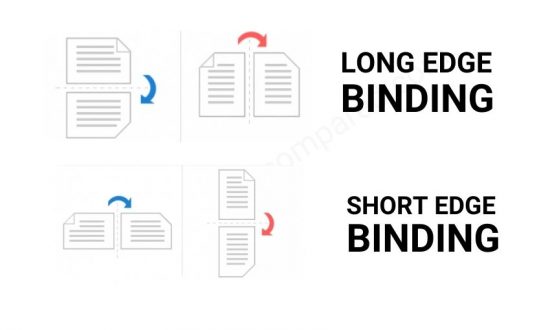 Flip on Long Edge vs Flip on Short Edge